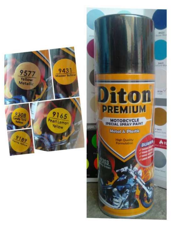 diton premium kuning yellow metallic metalik kuning muda kuning tua ...