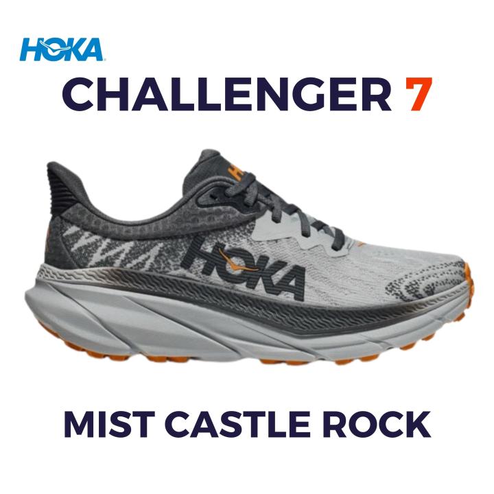 รองเท้าวิ่ง Hoka Challenger 7 Mist Castlerock Size40-45 รองเท้าผ้าใบ ...