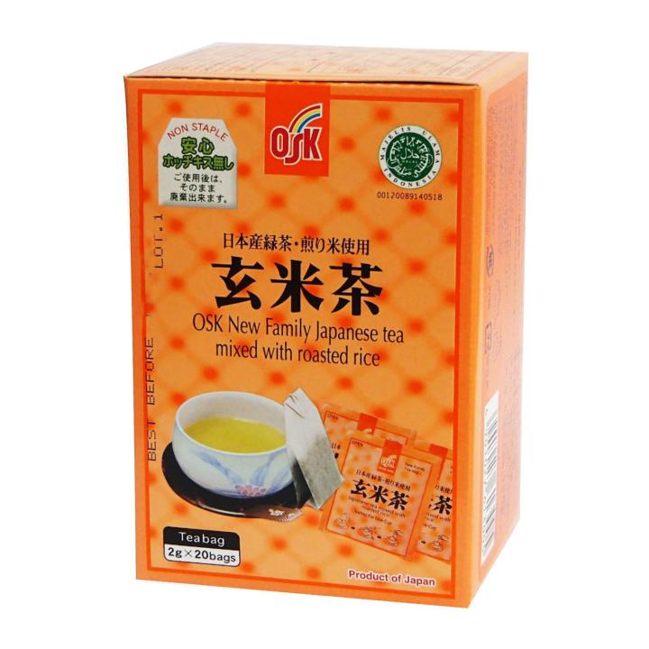 OSK New Family Japanese Tea Mixed With Roasted Rice 20 Pieces | Lazada Singapore