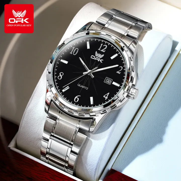 OPK Latest Men's Watch Waterproof Calendar Luminous Casual Fashion ...