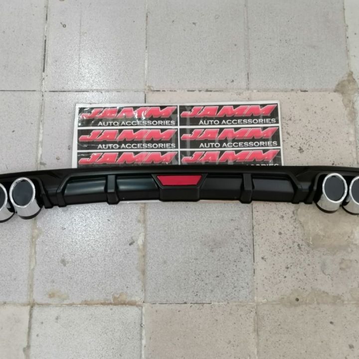 Toyota Vios Gen 3 Rear Bumper Diffuser | Lazada PH