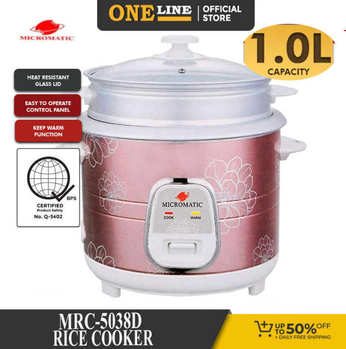ONELINE Micromatic MRC-538D Rice Cooker 1.0L | Lazada PH