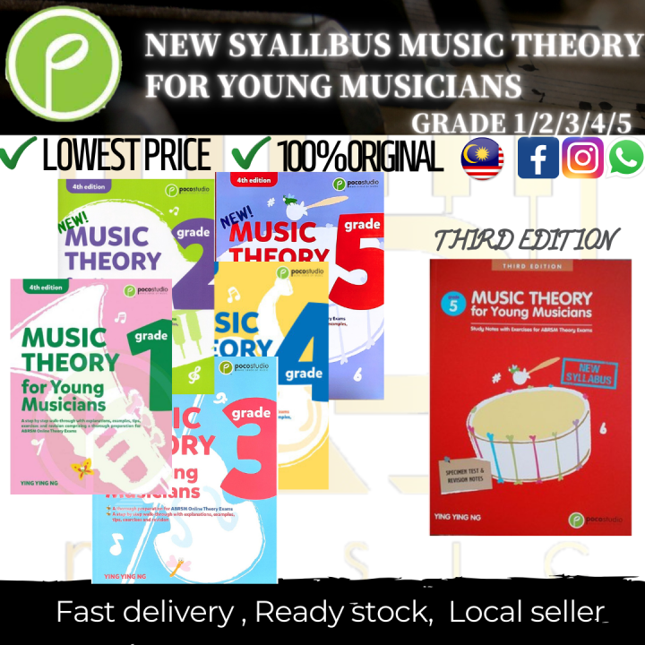 ☆POCO STUDIO☆NEW SYALLBUS MUSIC THEORY FOR YOUNG MUSICIANS GRADE 1/2/3 ...