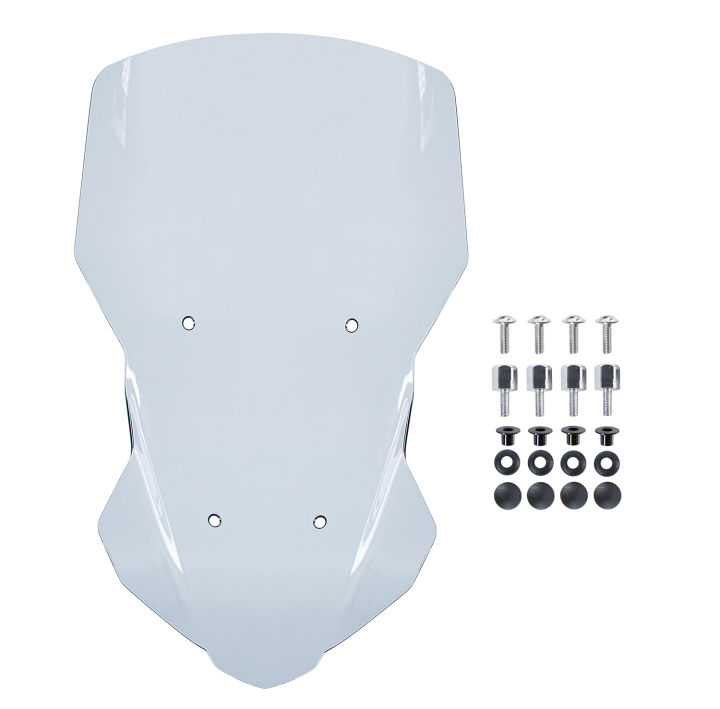 Allotmark Motorbike 4mm Thickness Windshield Windscreen Wind Deflector ...