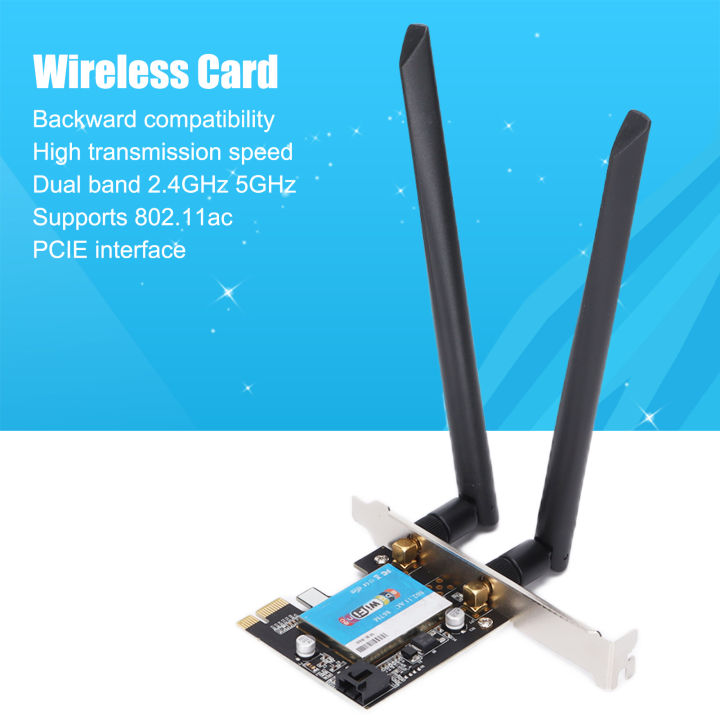 Wireless Card PCIE Network Adapter PCIE Interface for Desktops | Lazada PH
