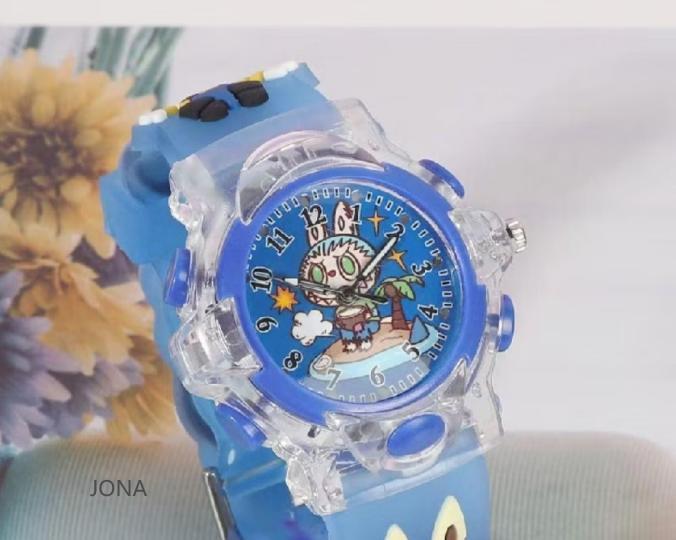 LABUBU CUTE WATCH WITH LED AND MUSIC FOR KIDS. 3D CHARACTERS OF LABUBU ...