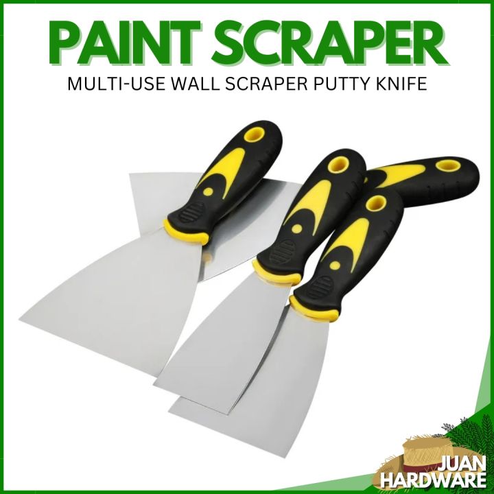 Carbon Steel Paint Scraper 1'' 2'' 3'' 4'' 5'' Putty Knife Wall Putty ...