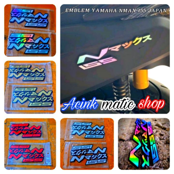 EMBLEM NMAX JAPAN 3D BADGE LOGO TIMBUL YAMAHA N MAX 150 155 JAPANESE ...