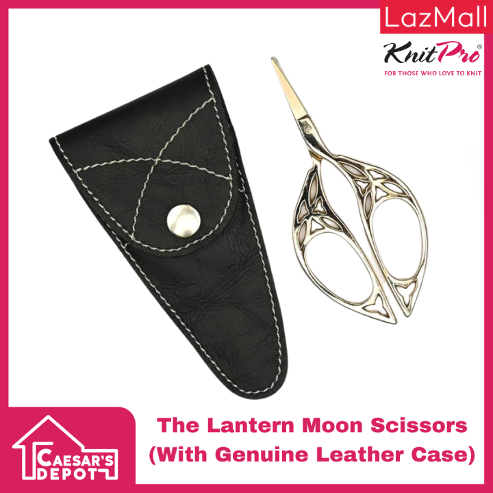 The Lantern Moon Scissors (With Genuine Leather Case) 350736 | Lazada PH