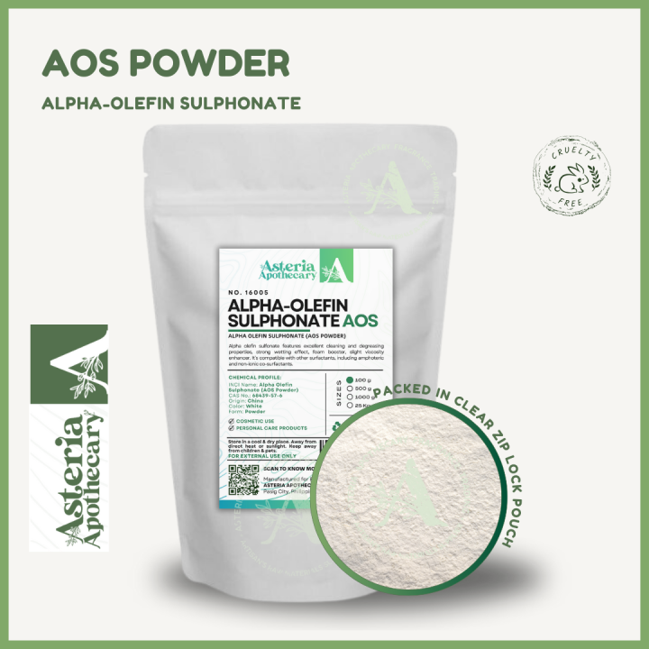 Alpha-Olefin Sulphonate | AOS Powder (100G, 500G & 1Kg)- Asteria ...