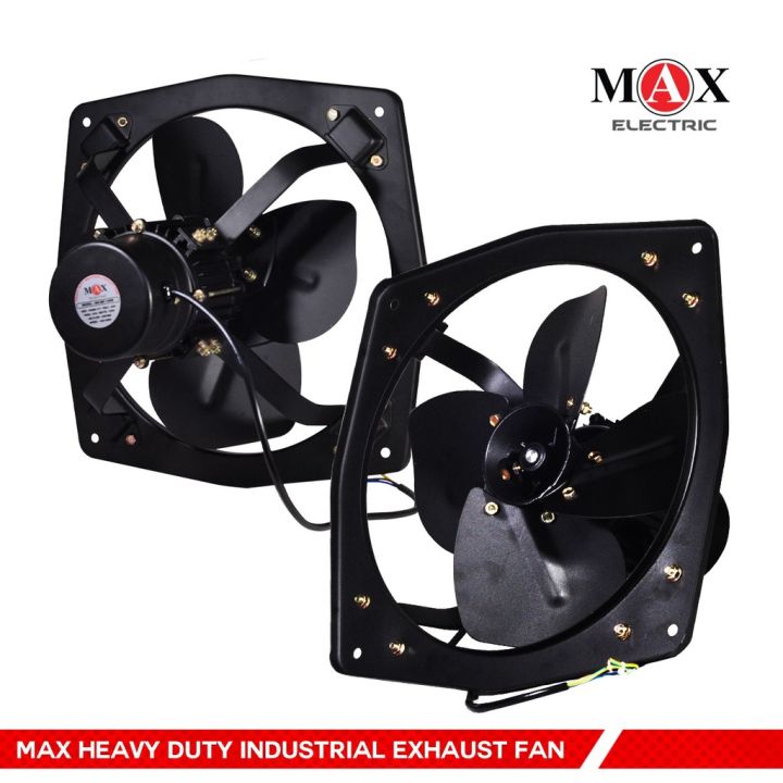 MAX Electrical Industrial Heavy Duty Exhaust Fan 12'' / 16'' / 18 ...