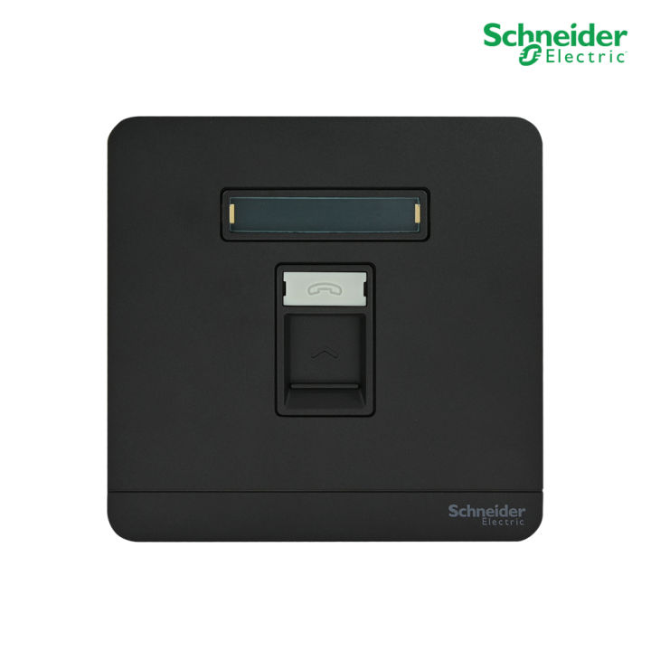 Schneider Electric : เต้ารับโทรศัพท์ มีม่านนิรภัย, Telephone Socker สี ...