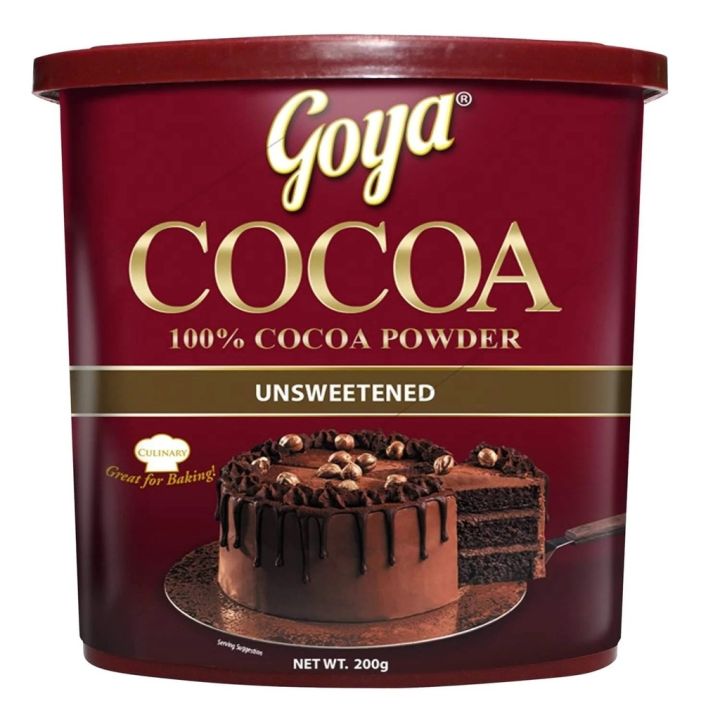 Goya Unsweetened 100 Cocoa Powder 200g | Lazada PH