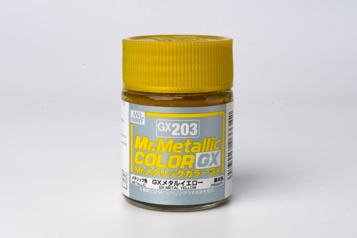 สีสูตรทินเนอร์ Mr.Metallic Color GX 203 Metal Yellow | Lazada.co.th