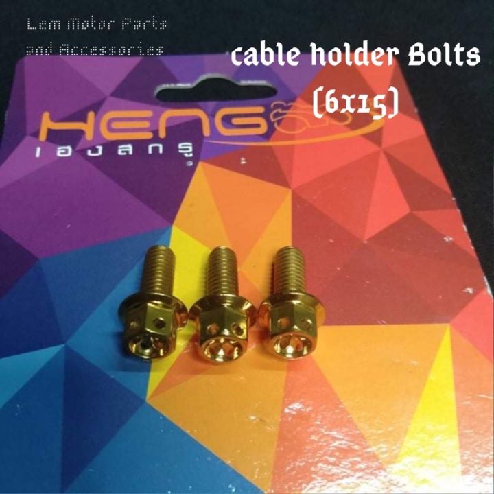 ORIG HENG FLOWER BOLT m6 bolts all size. | Lazada PH