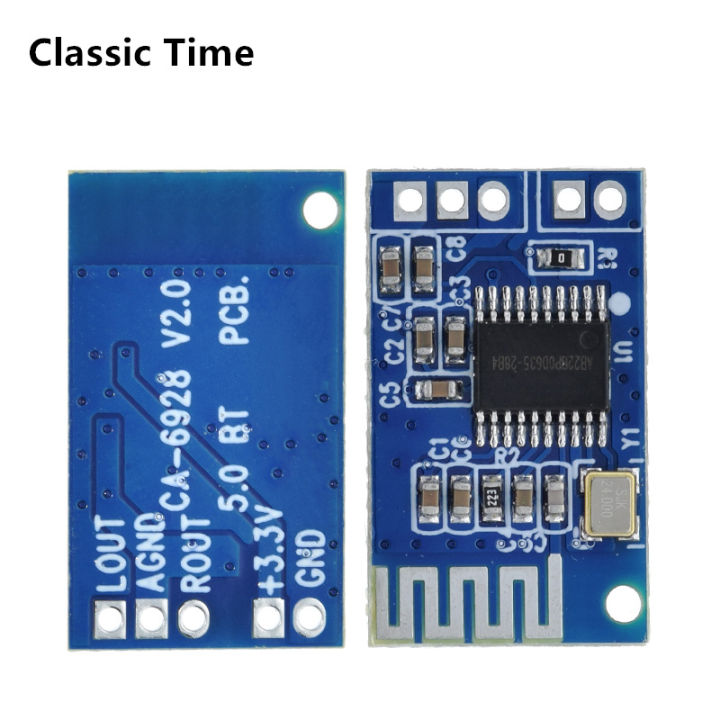 บอร์ดโมดูลอะพลิฟายเออร์ลำโพงบลูทูธแผงช่องสัญญาณไฟฟ้าดิจิตอลแบบ CA-6928 ...