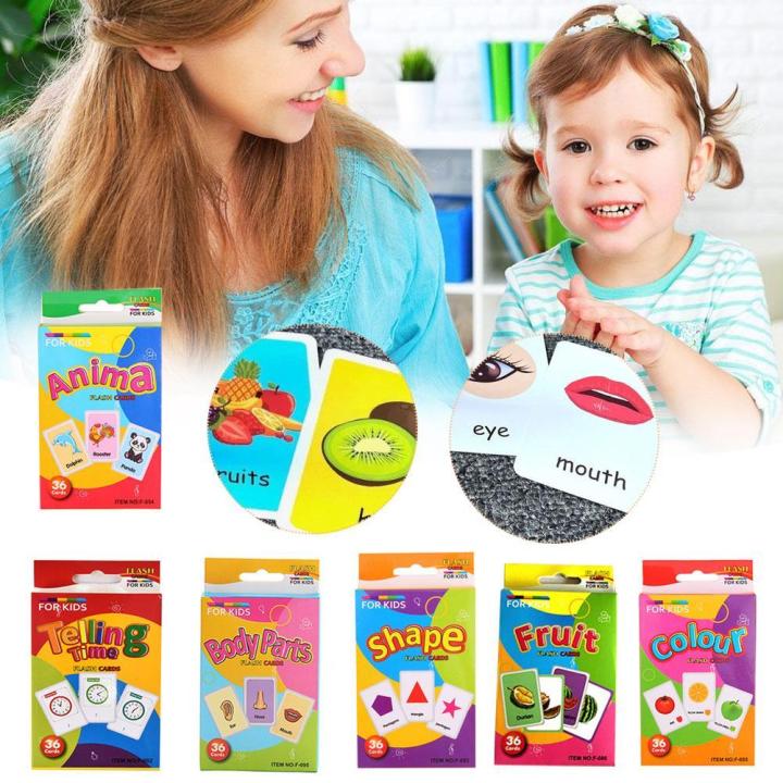 Early Education Cognitive Cards For Kids Learning Animal English Clock ... Early Education Cognitive Cards For Kids Learning Animal English Clock ...