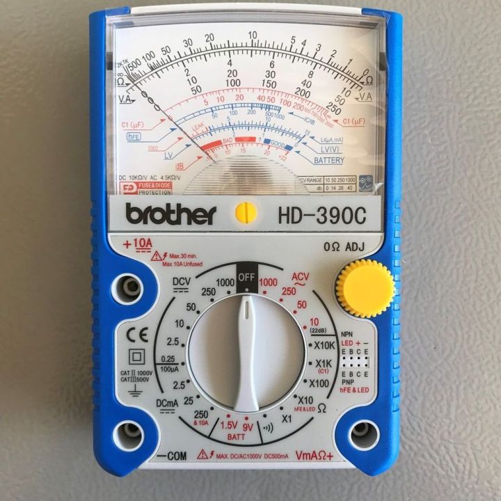 Brother Tester HD-390C Analog Multimeter Analog Tester Original Tools ...