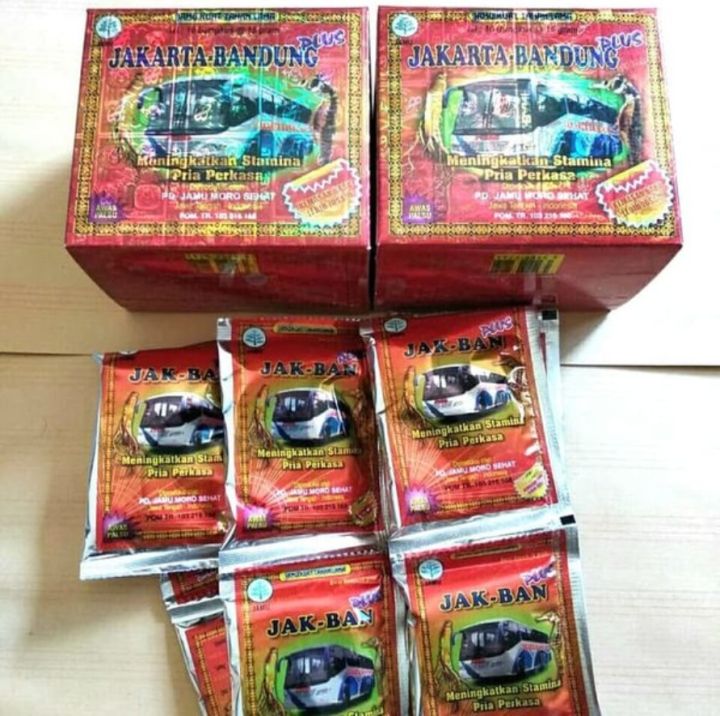 Jakban jamu Jakarta Bandung minuman kuat joss gandos 10saset/1boxx ...