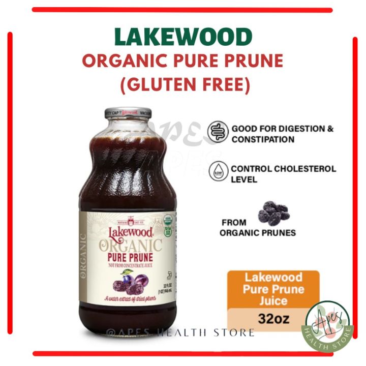 Lakewood Organic PURE Prune exp4/26 (Gluten Free) 946ml | Lazada