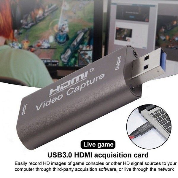 USB 3.0 HDMI Video Capture Dongle Game Live Streaming 1080P | Lazada ...