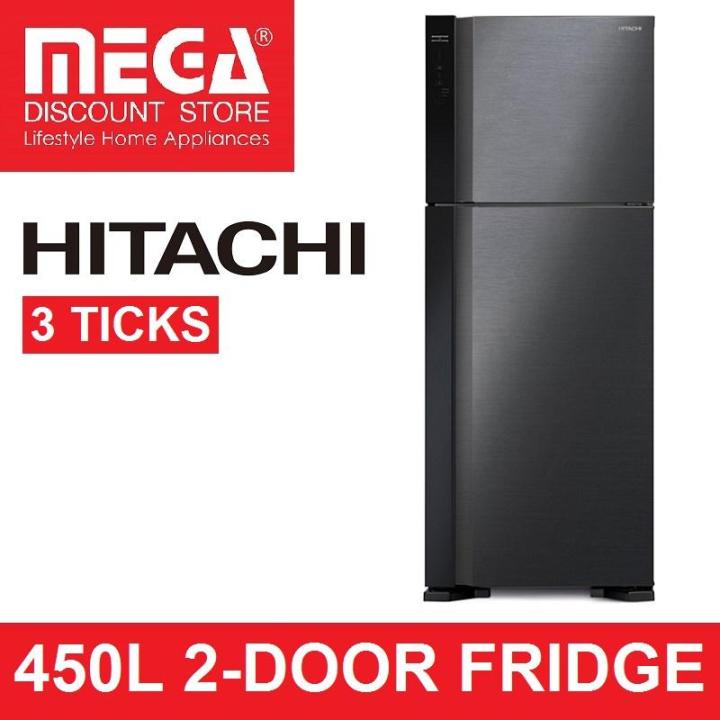 HITACHI R-V560P7MS 450L 2-DOOR FRIDGE | Top Freezer | 3 Ticks | Lazada ...