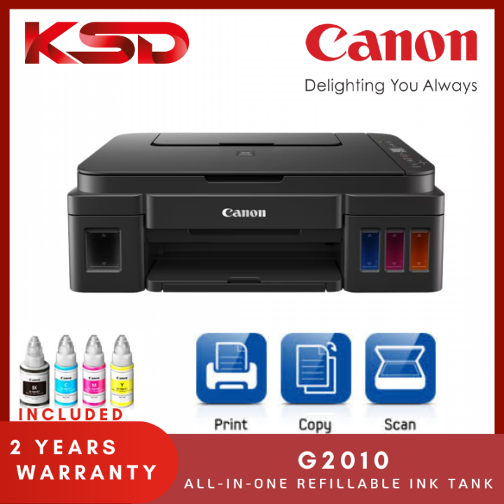Canon Pixma G1010 (Print only) / G2010 (Print, Scan, Copy) Refillable ...