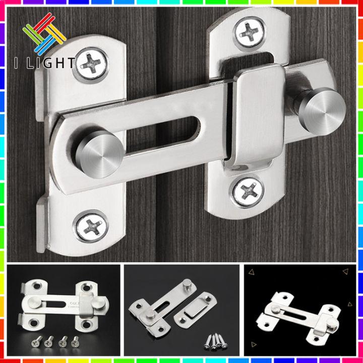 （Fast delivery）Door Hasp Latch Lock 304 Stainless Steel Safety Packlock ...