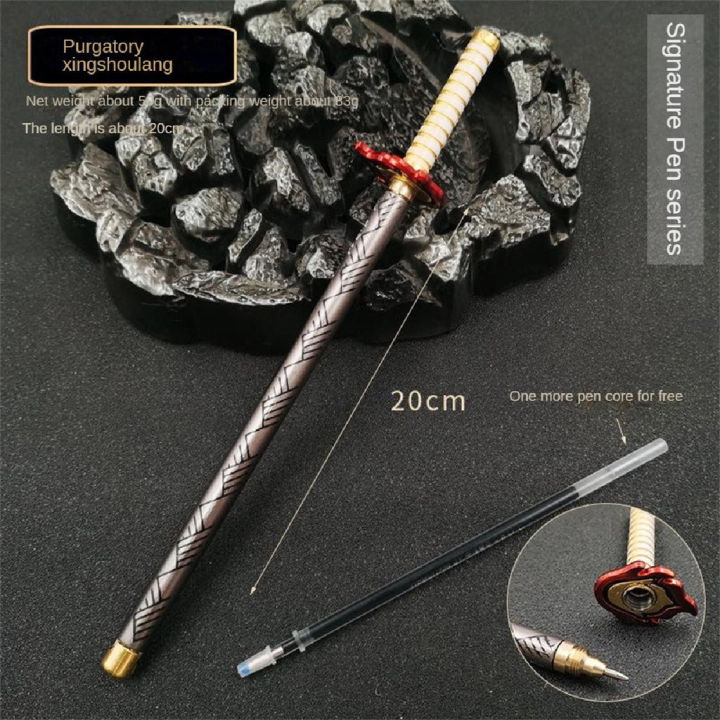 Demon Slayer Anime Pen Set Tanjiro Rengoku Zenitsu Models 0.5mm Refill ...