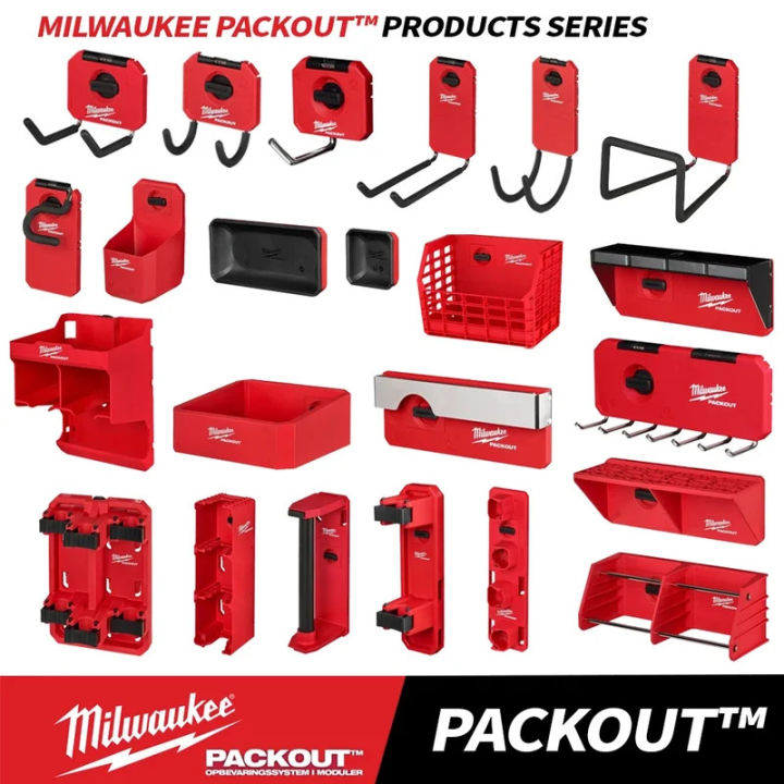 MILWAUKEE PACKOUT™ Wall System Milwaukee Tool Accessories Straight Hook ...