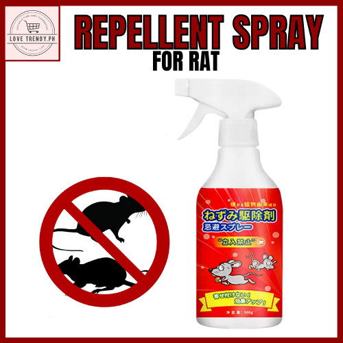 No Harsh Chemicals, Glue Traps ,or Rat Po!son Used Rat Repellent spray ...