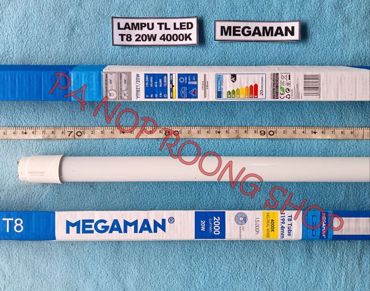 LAMPU TL LED T8 20W 120CM 4000K MEGAMAN | Lazada Indonesia