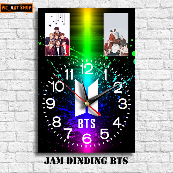 PICART Jam dinding keren K-POP BTS | Lazada Indonesia