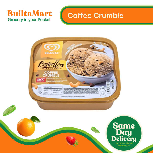 Selecta Supreme Coffee Crumble Ice Cream (1.2L) | Lazada PH