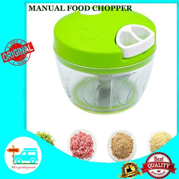 Manual Food Chopper, Pull String to Vegetable Fruits Nuts Onions ...
