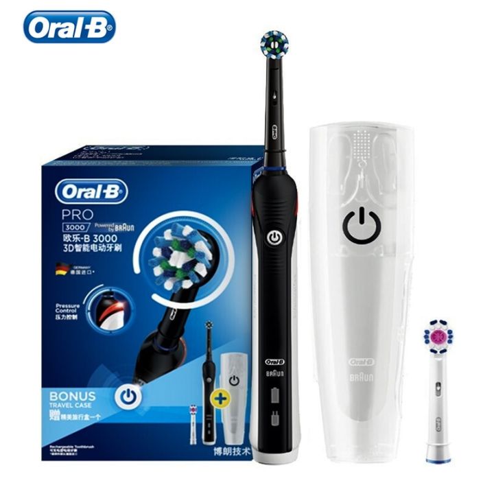 Oral B Pro2000 D20524 3D Sonic-Rotation Smart Electric Tooth brush Teeth Whitening Rechargeable ...
