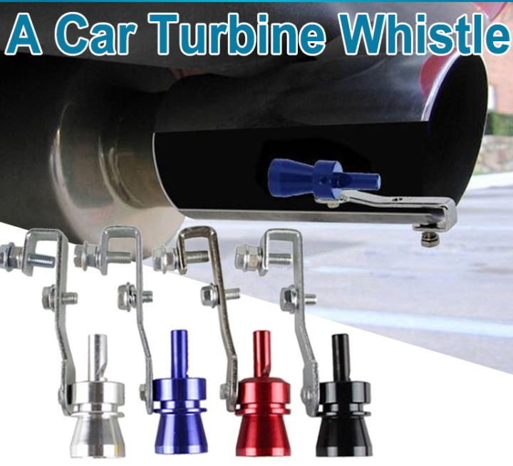 Car Tail Whistle Universal Car Motorcycle Turbo Sound Muffler Exhaust ...