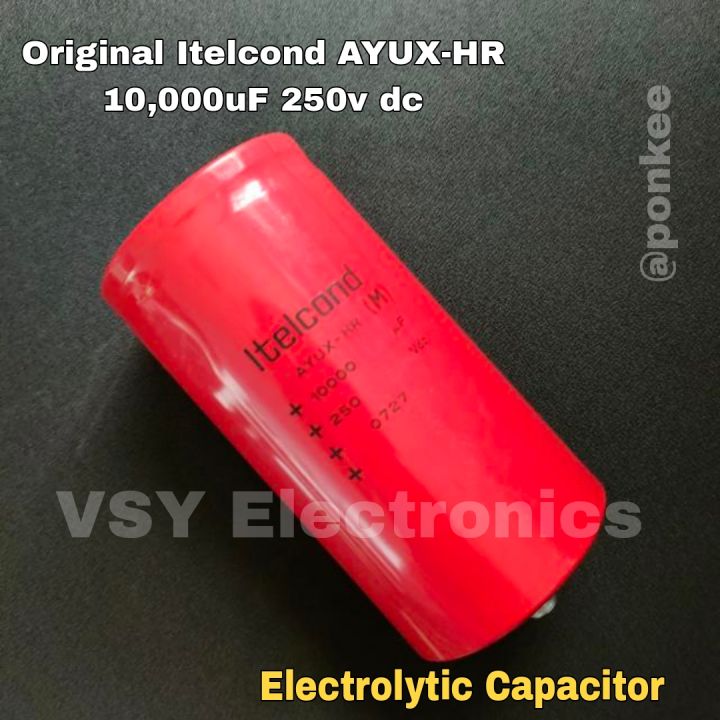Original Itelcond AYUX-HR 10,000uF 250v dc 10,000uf 250 volts 10,000 ...