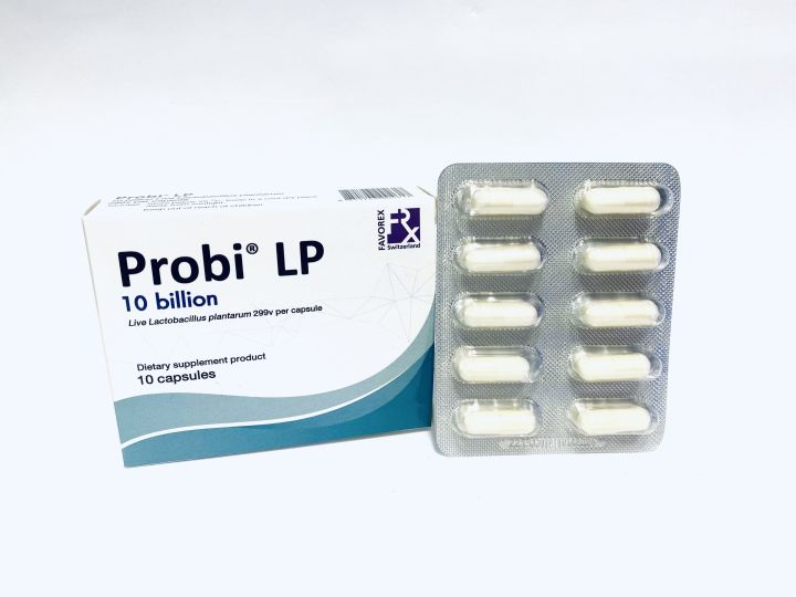 Probi LP (โพรบี แอลพี) โพรไบโอติก probiotic probiotics 10 เม็ด/1 กล่อง ...