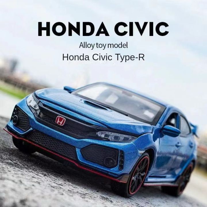 Honda Civic Type R Toy Car Hatchback Sports Diecast Model Car 1:32 ...