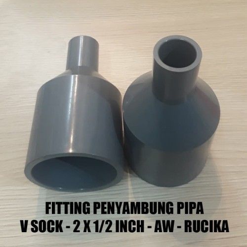 RUCIKA V SOCK/ REDUCER AW 2 X 1/2 PVC (sambungan pipa) | Lazada Indonesia