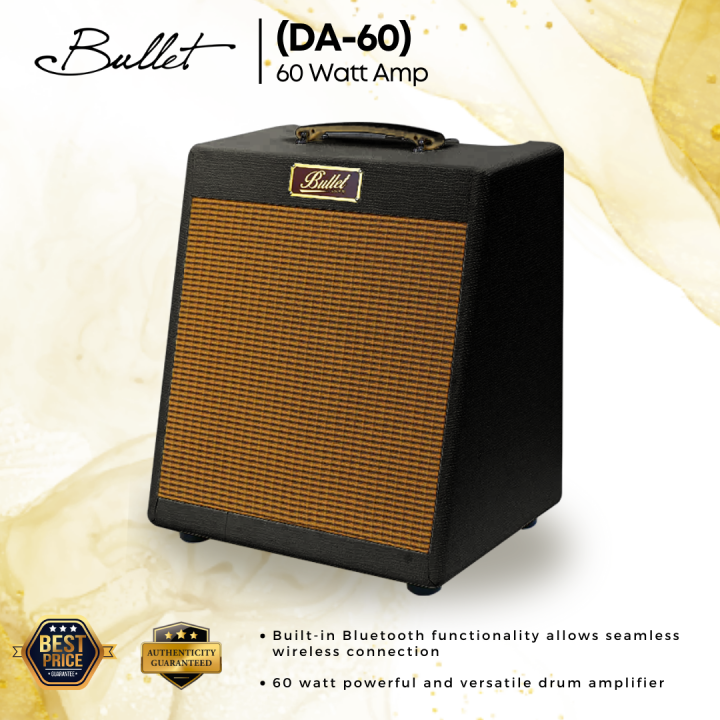 Bullet DA-60 60watt Electronic Drum Amplifier with Bluetooth and 3 ...