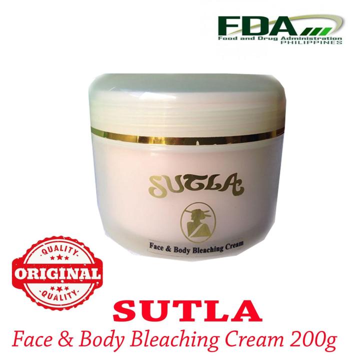 ORIGINAL SUTLA FACE AND BODY BLEACHING CREAM 200g FDA APPROVED | Lazada PH