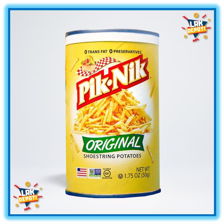 Pik-Nik Original Shoestring Potatoes 1.75 oz (50 g) - PikNik / Pik Nik ...