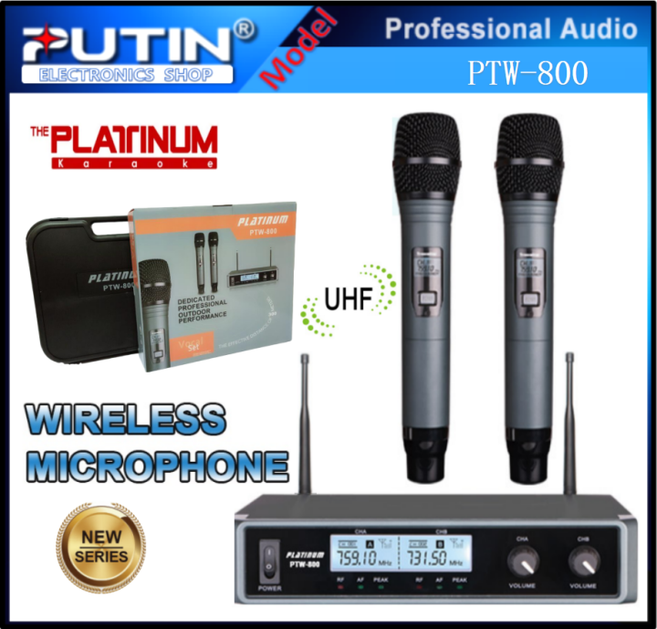 The PLATINUM PTW-800 Professional Vocal Artist Microphone PTW800 New ...