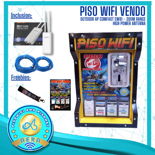 Aeracomputercenter Pisowifi Piso Wifi Vendo Machine W Lifetime License