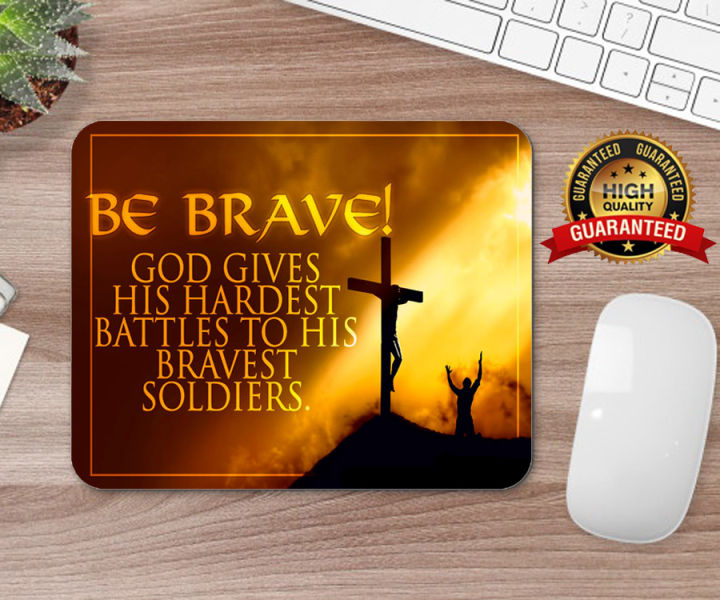 Bible Verse Design Mouse Pad I 5mm Thick I High Quality Prints I ...