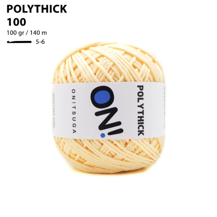 BENANG RAJUT POLYESTER POLYTHICK ONITSUGA | Lazada Indonesia