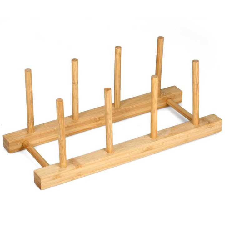 Drying Rack Plate Rack Multipurpose Drainer Dish Rack Bamboo Drying ...