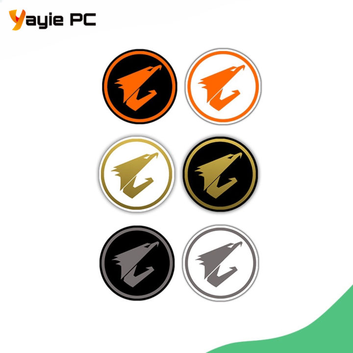 Aorus Gigabyte logo vinyl sticker for computer case fan | Lazada PH